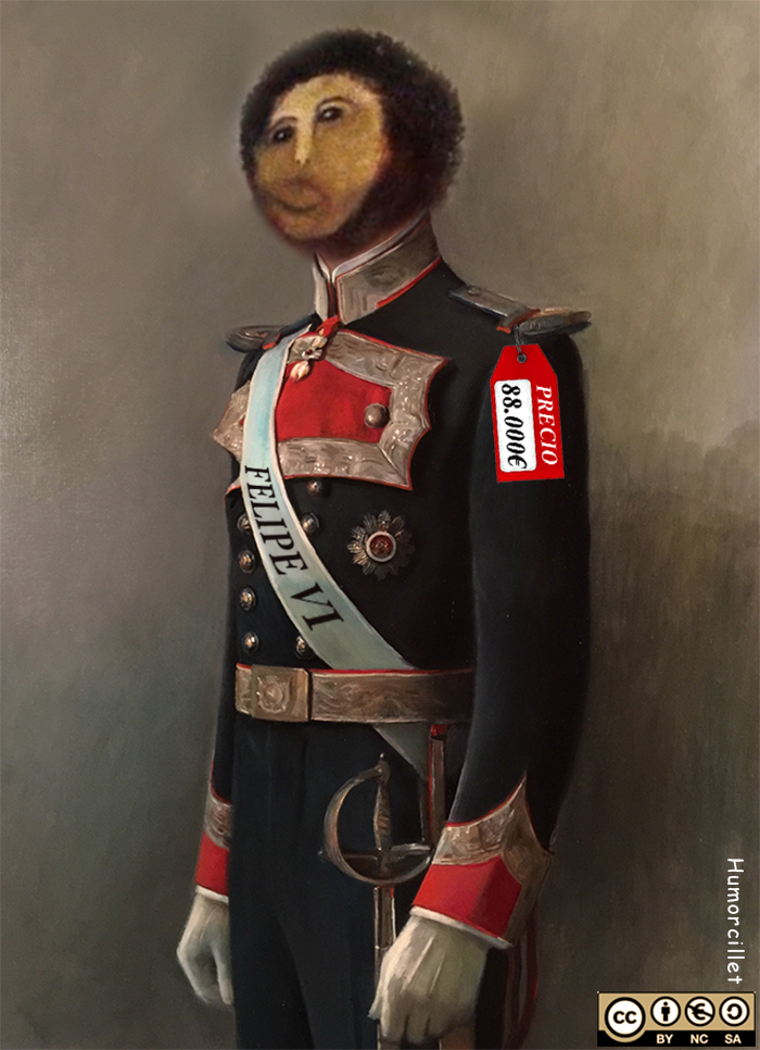 El retrato del Rey Felipe VI